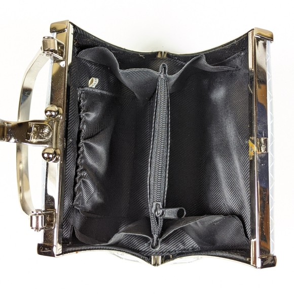 Bags | Adorable Mini Handbag Silver | Poshmark